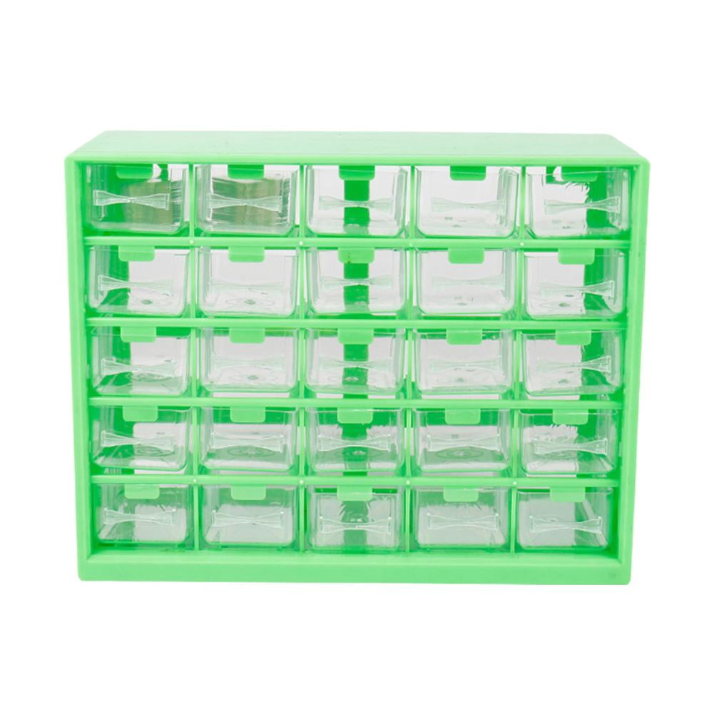 Small Tools 25-Drawer Parts Storage Box, Classification Component Box ...
