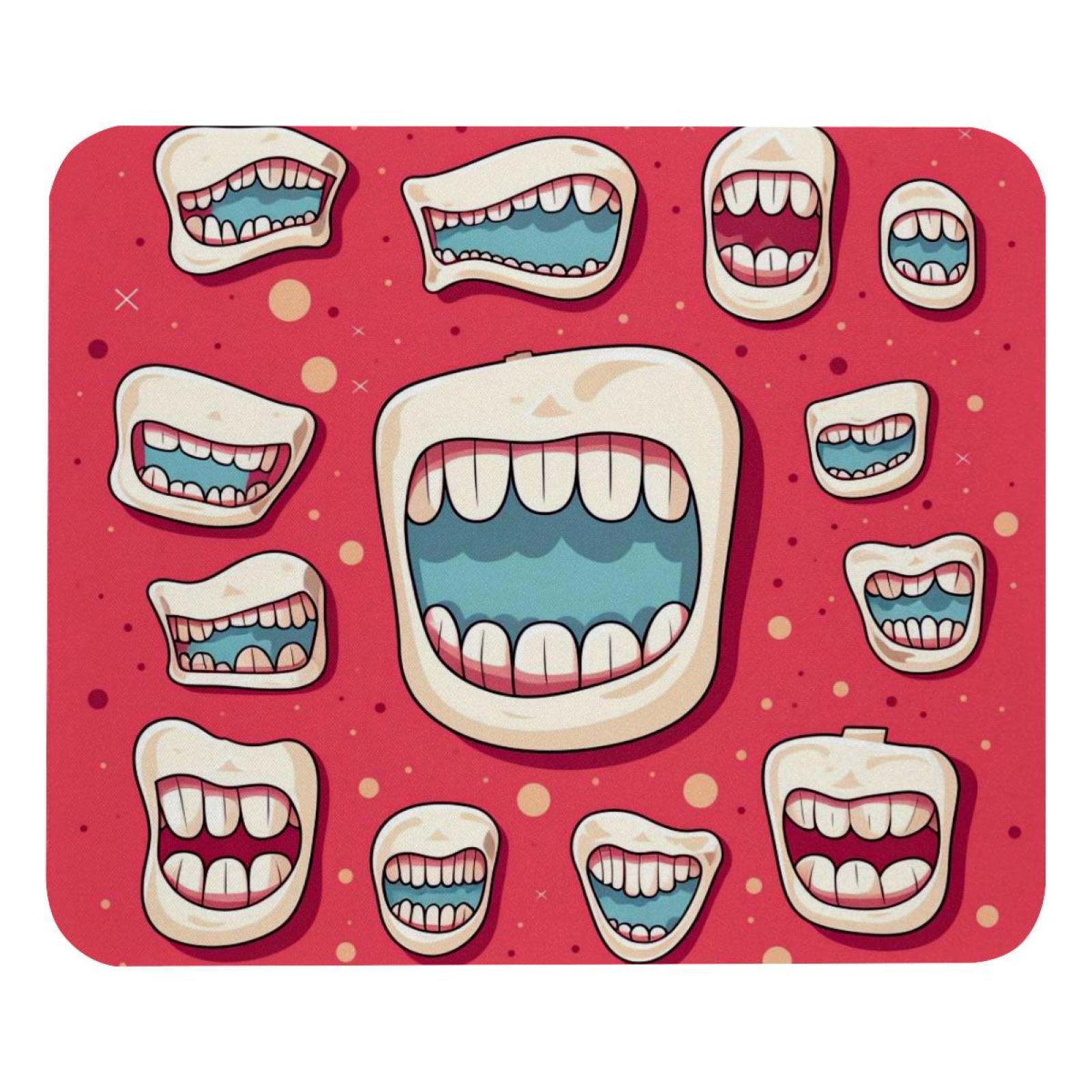 Small Tooth Non-Slip Rubber Bottom Personalized Custom Square Desk Mat ...