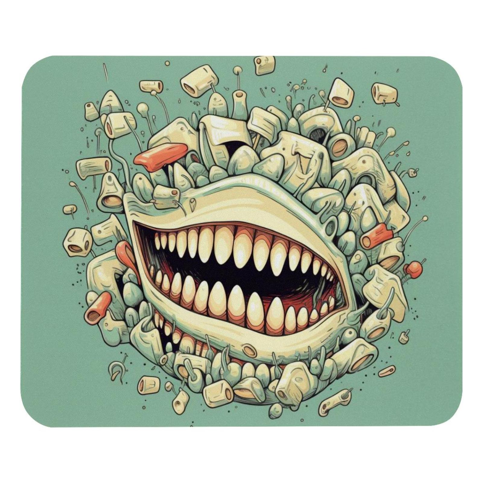 Small Tooth Non-Slip Rubber Bottom Personalized Custom Square Desk Mat ...