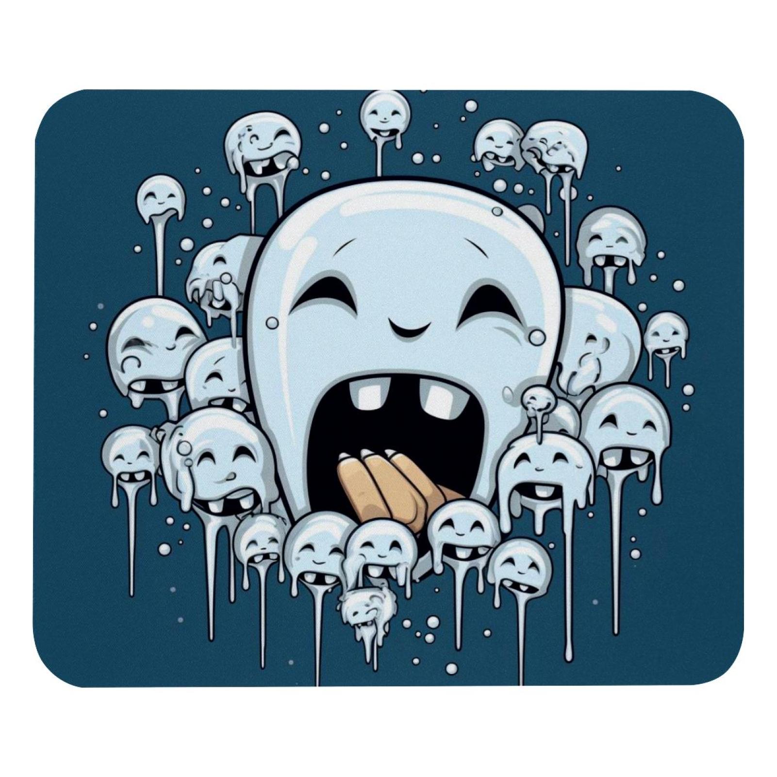 Small Tooth Non-Slip Rubber Bottom Personalized Custom Square Desk Mat ...