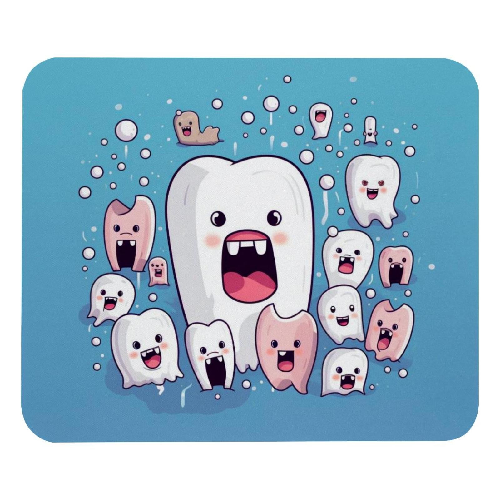 Small Tooth Pattern Mousepad Square Thickness 2mm Desk Mat Office Home ...