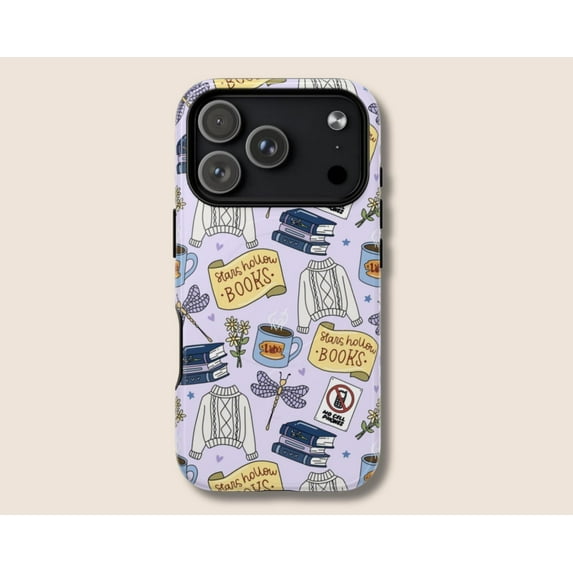 Small Town Book Club Tough Impact Case Cozy Literary Style for iPhone ...