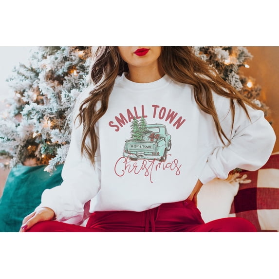 Small Town Christmas T-Shirt, Christmas Shirt, Country Christmas Shirt ...