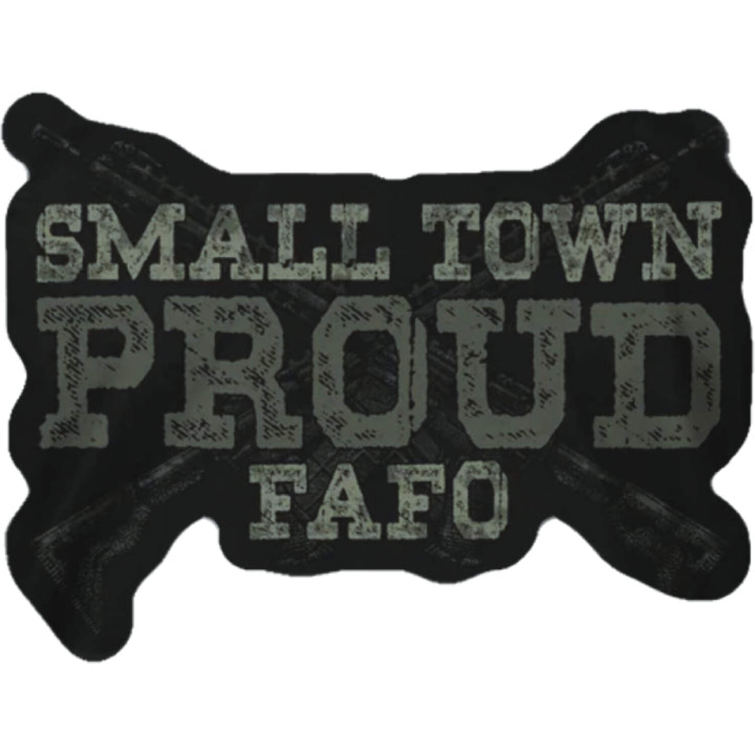 Small Town Proud Decal Premium Vinyl Die Cut UV Coating Military Decals ...