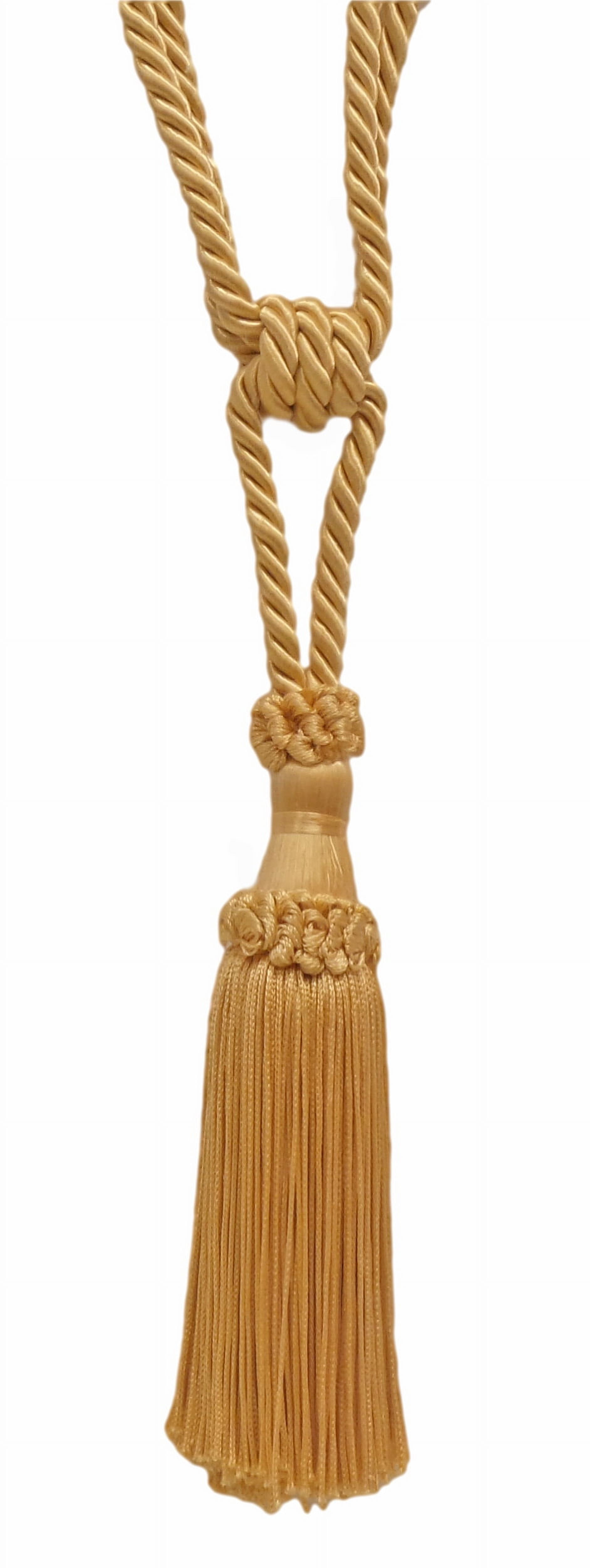 DECOPRO Elegant Chainette Curtain & Drapery Tassel Tieback - Compact ...