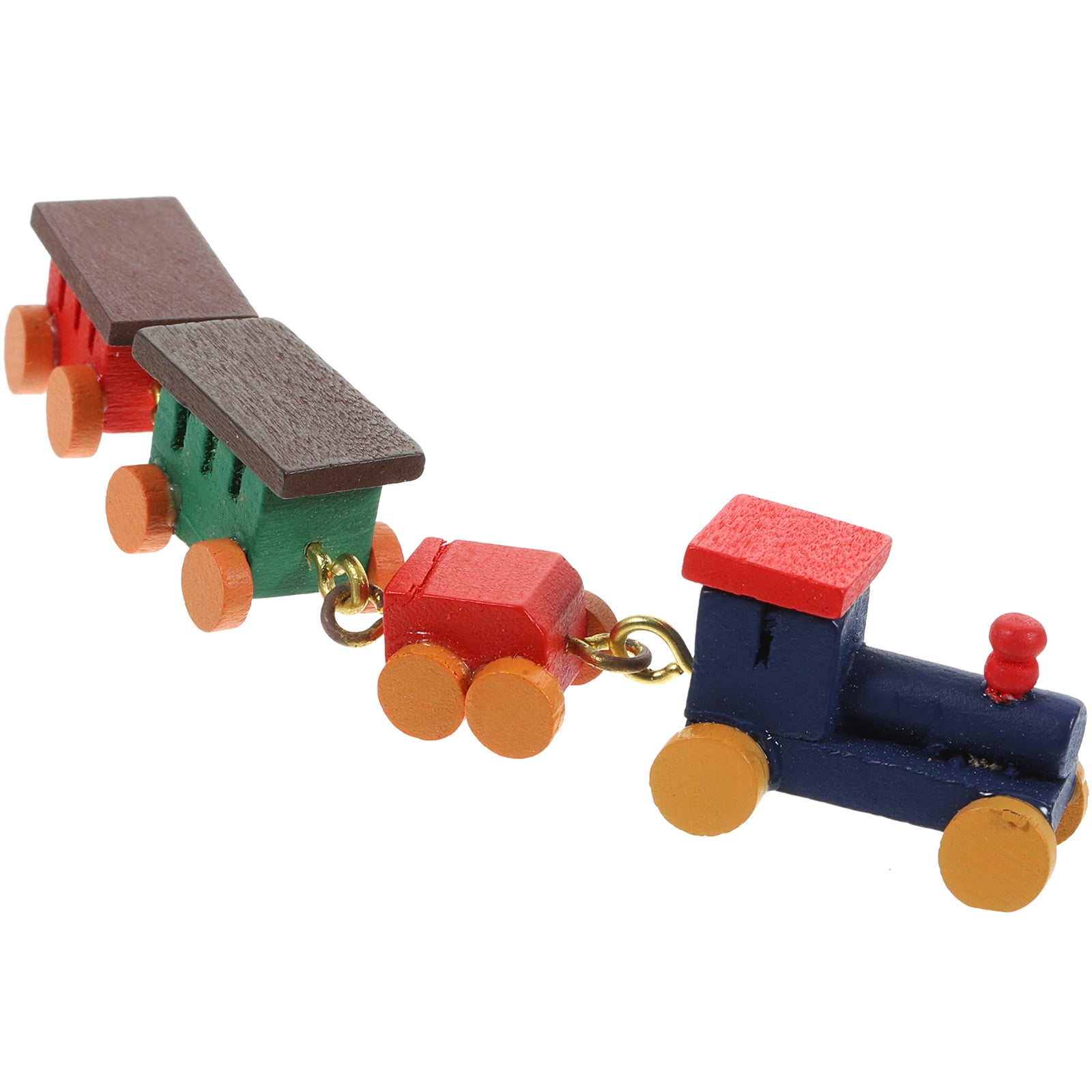 Small Train Model Models Doll House Train Kids' Toys Child Playsets ...
