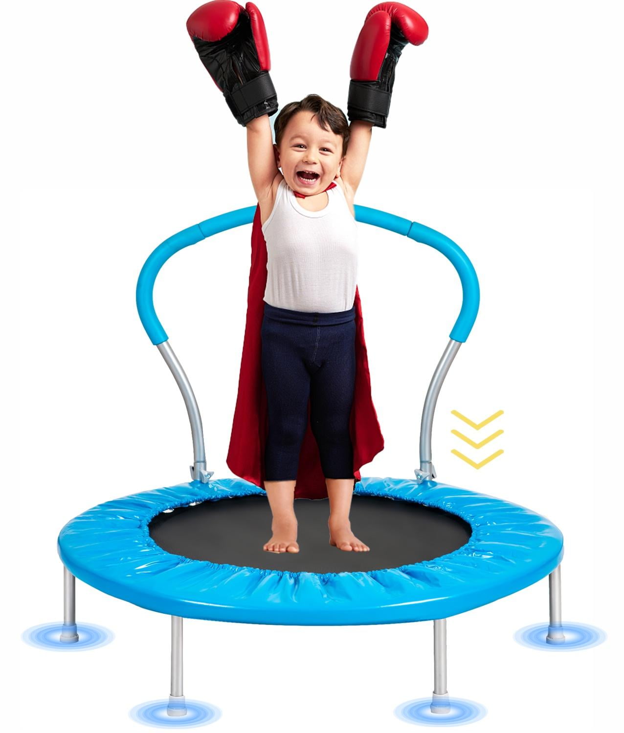 Seizeen 36'' Foldable Indoor/Outdoor Trampoline for Children, Mini ...