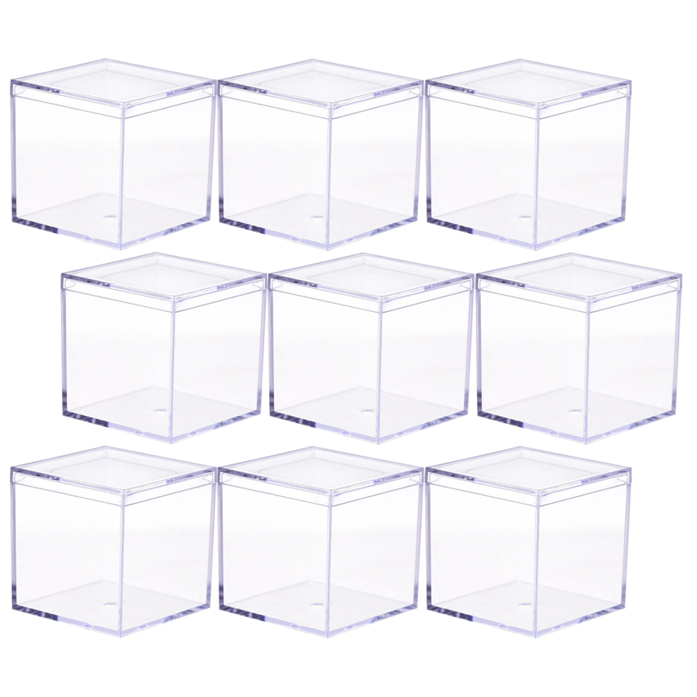 9pcs Mini Square Candy Sample Box Versatile Storage Container Candy ...