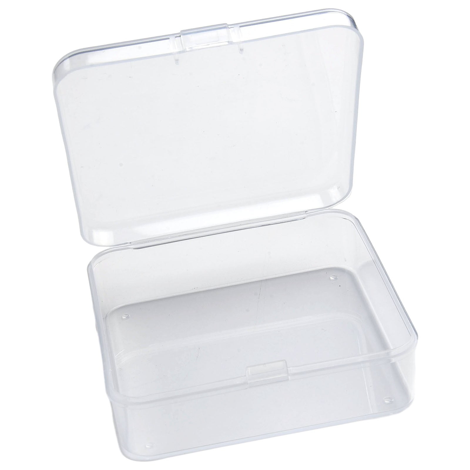 Small Transparent Plastic Storage Box Clear Square Multi-purpose ...