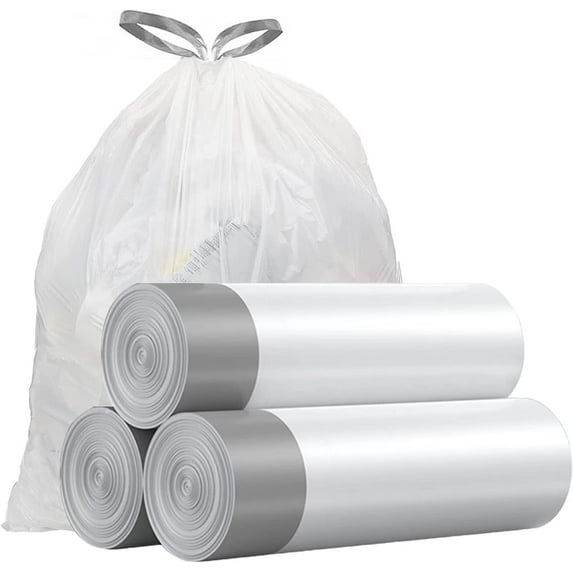 Small Trash Bags 4 Gallon - Drawstring 4 Gallon Trash Bag, Individual ...