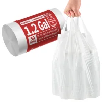 Small Trash Bags with Handles (1.2/2/2.6/3/4/5/6/8/13 Gallon) - Ocean ...