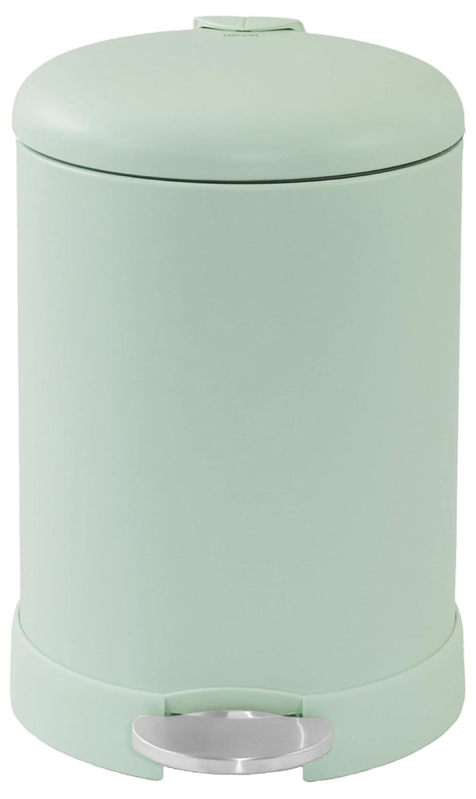 Small Trash Can, 1.2 Gallon | Round Stainless Steel Garbage Bin with ...