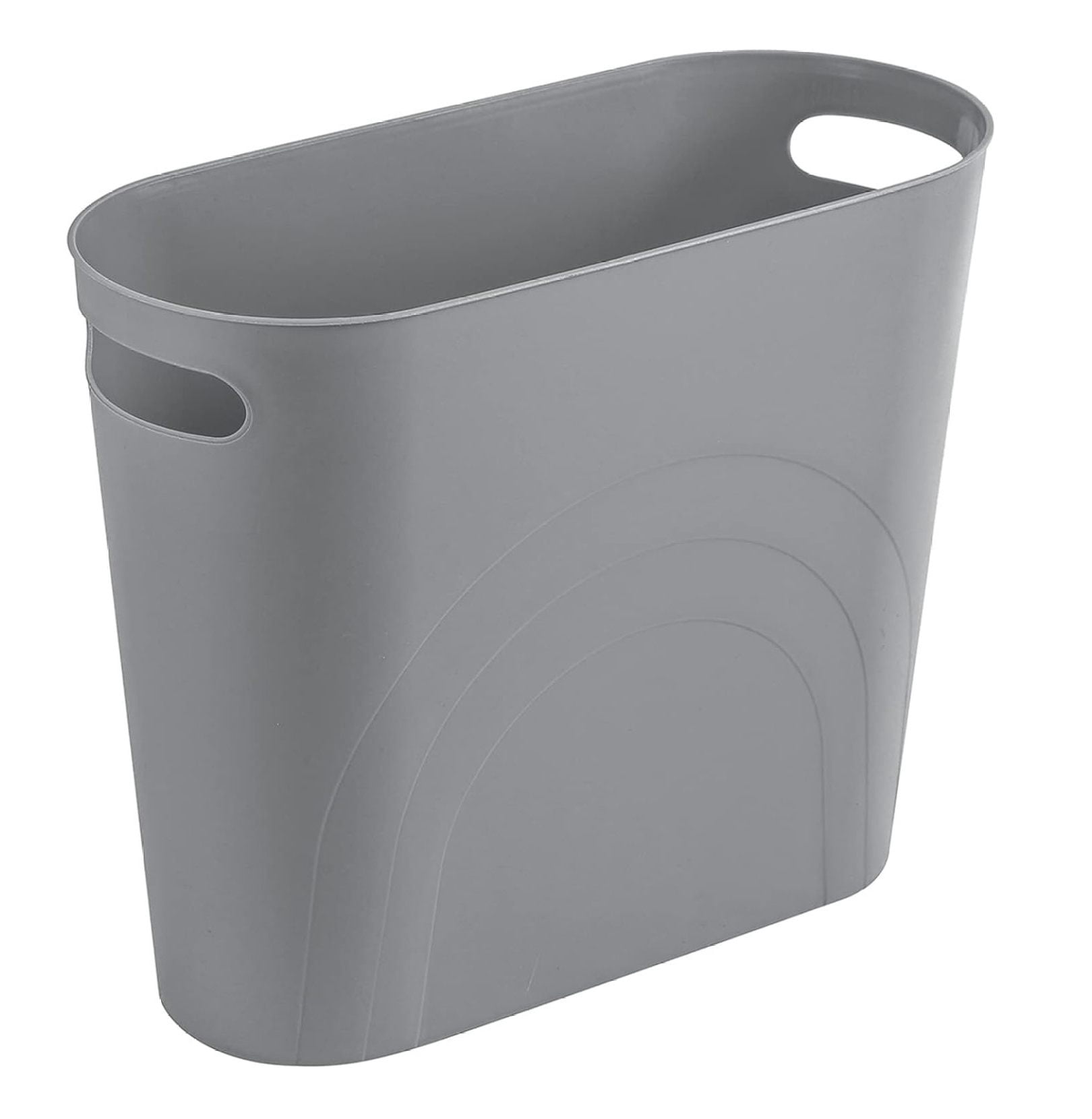 Small Trash Can, 3.5 Gallon Slim Garbage Can Plastic Waste Basket with ...