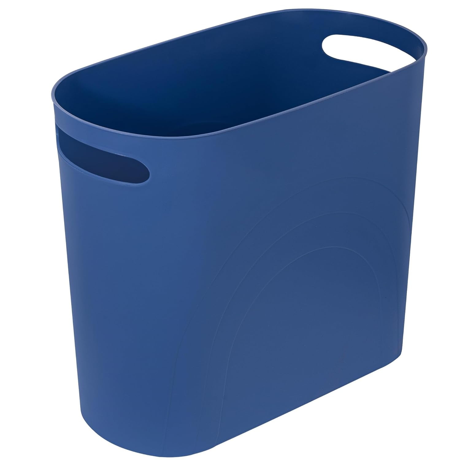 Small Trash Can, 3.5 Gallon Slim Garbage Can Plastic Waste Basket with ...