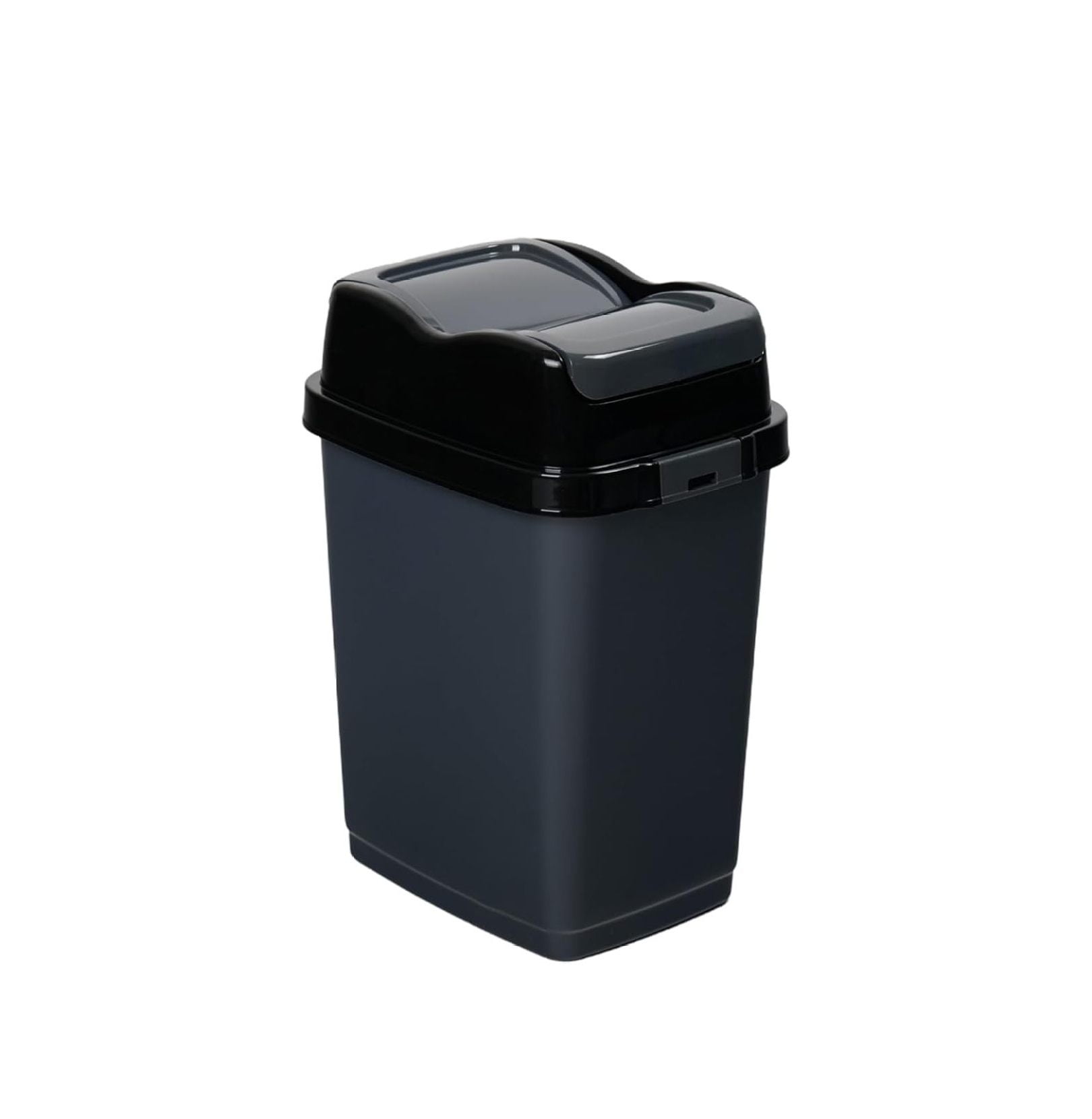 Small Trash Can with Lid 2 Pack - 2.5 Gallon Slim Garbage Can - Durable ...