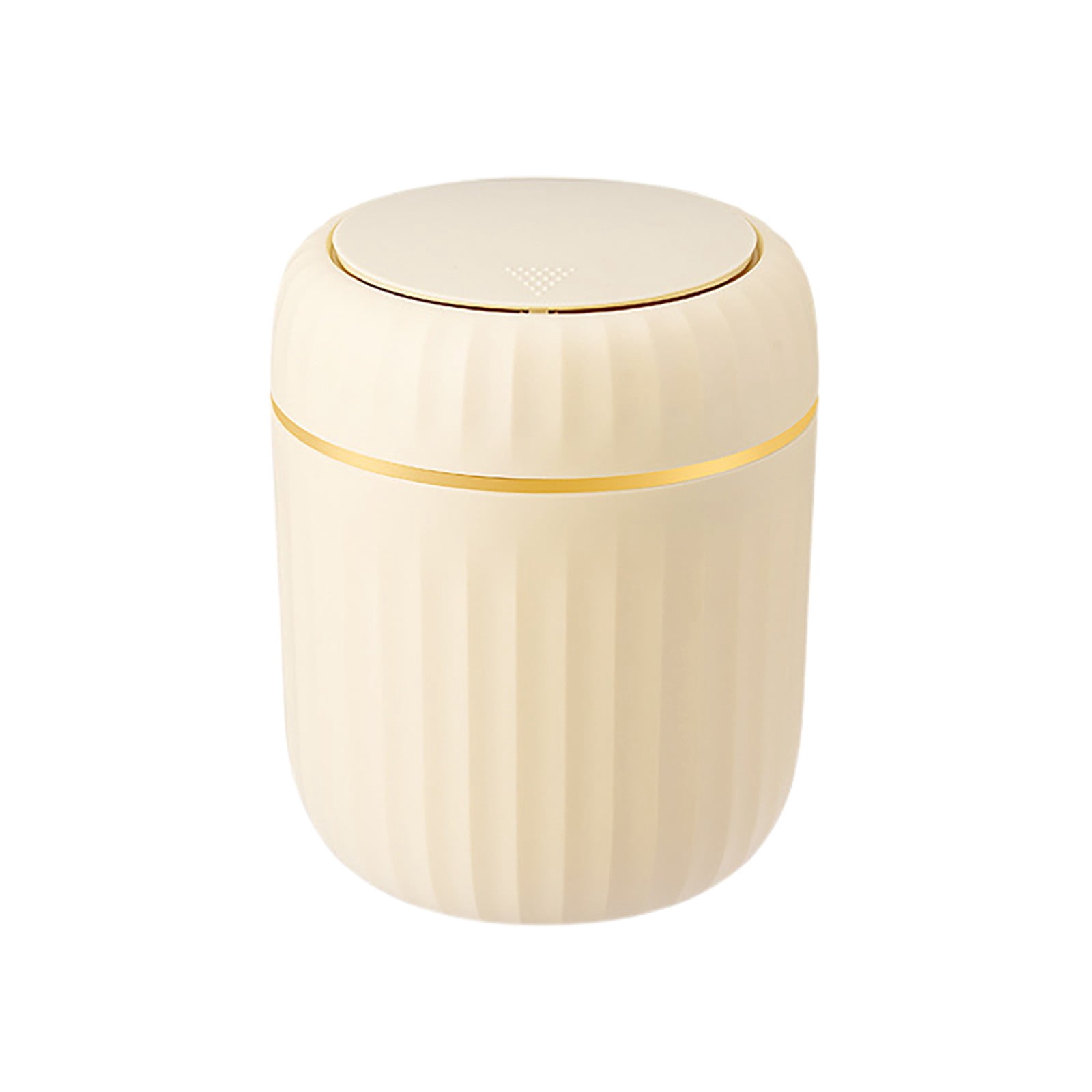 Small Trash Can with Lid, 5.1" x 6.5" Mini Wastebasket for Under Desk ...