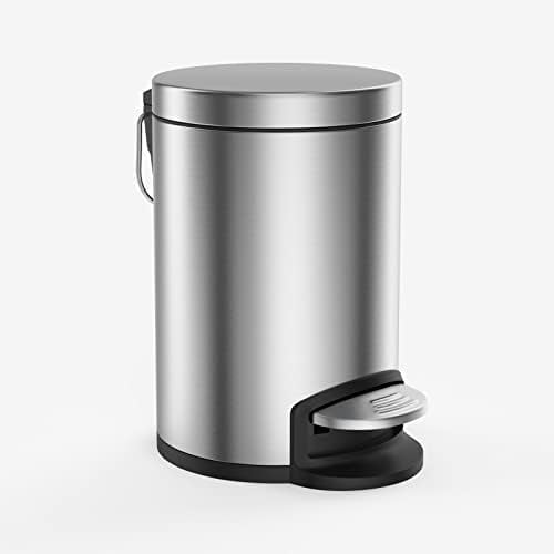 Small Trash Can with Lid for Bathroom,Bedroom,Office, Garbage can with ...
