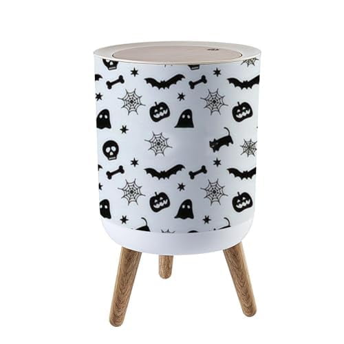 Small Trash Can with Lid for Bathroom Kitchen Office Diaper Celebration ...