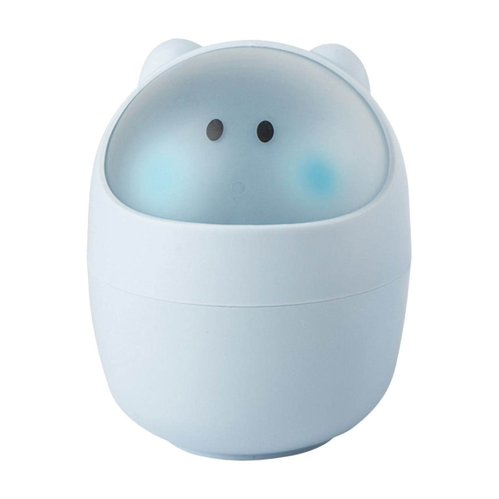 Small Trash Can Small Flip Lid Trash Bin, Compact Desktop Garbage Can ...
