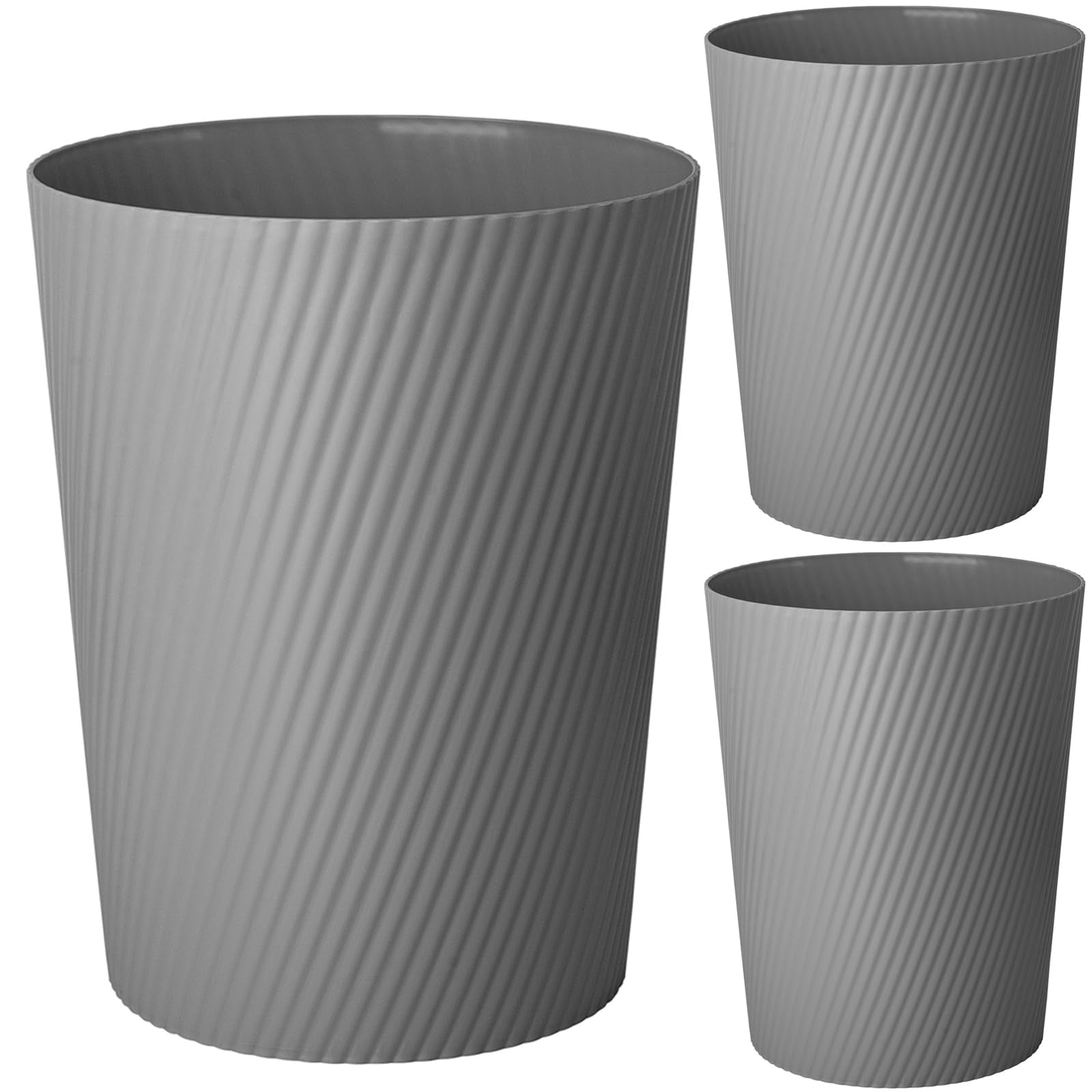 Small Trash Can Wastebasket for Bathroom Laundry Kitchen Office Kids ...