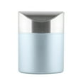 Small Trash Can with Swing Top Lid Desktop Dust Bin Indoor Table Waste ...