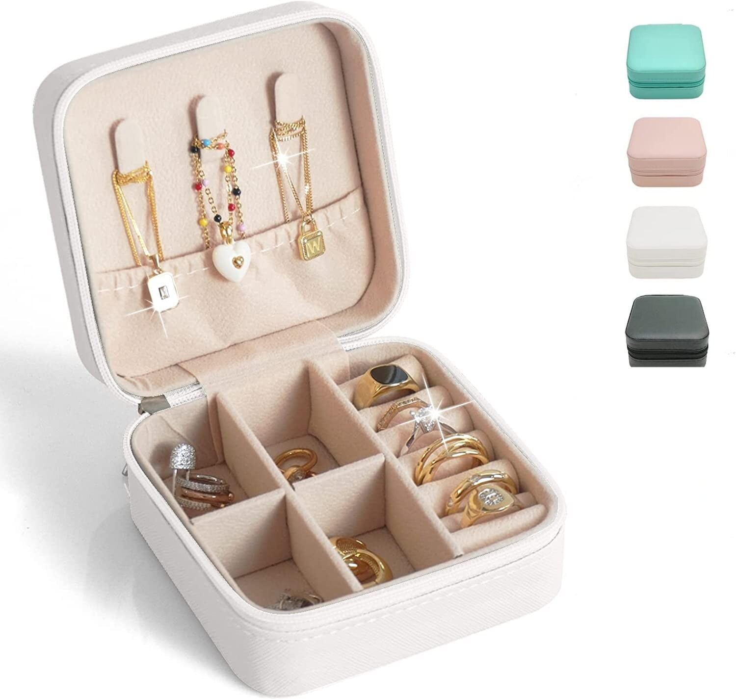 Portable jewelry organizer & carrying case store