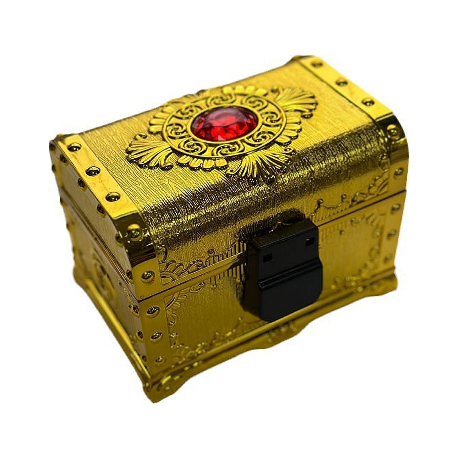 Small Treasure Box Multi-function Pirate Chest Antique Simulation ...