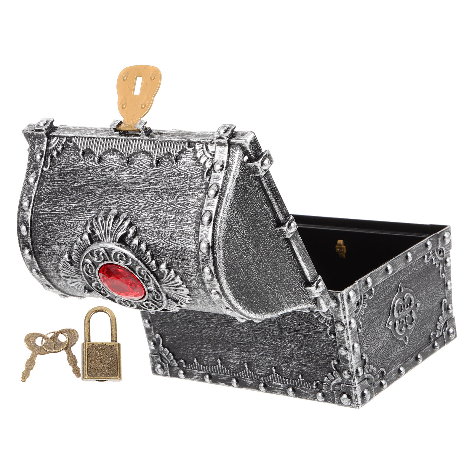 Masteelf Small Treasure Box Pirate Chest Vintage Design Treasure Chest ...
