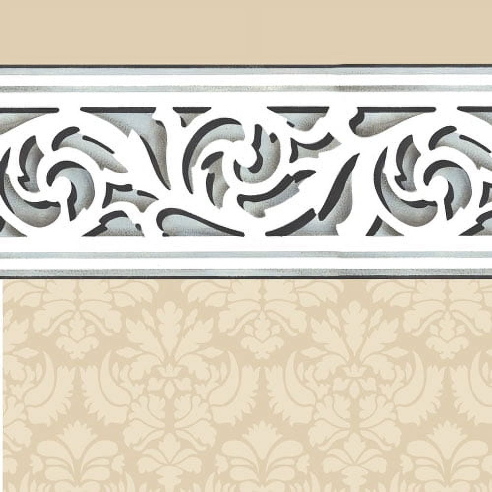 Small Trellis Molding Wall Stencil SKU #2912 by Designer Stencils ...