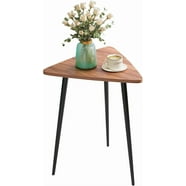 LeisureMod Triangular Side End Table in ABS Plastic Lightweight Accent ...
