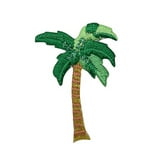 Small Tropical Palm Tree - Iron on Applique/Embroidered Patch - Walmart.com