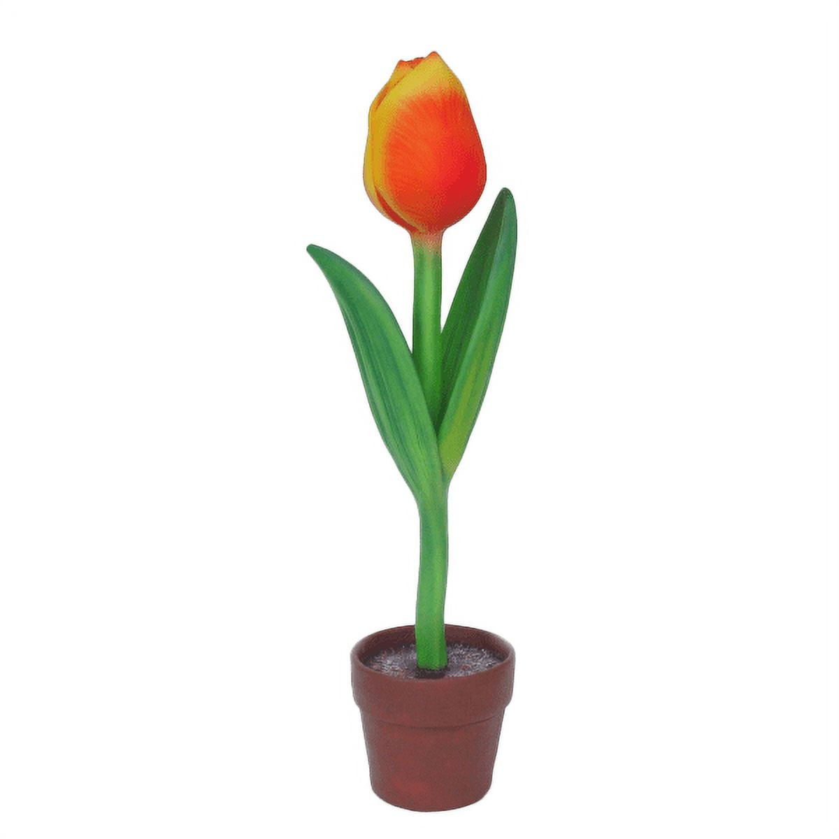 Small Tulip In Pot Flower Statue - Walmart.com