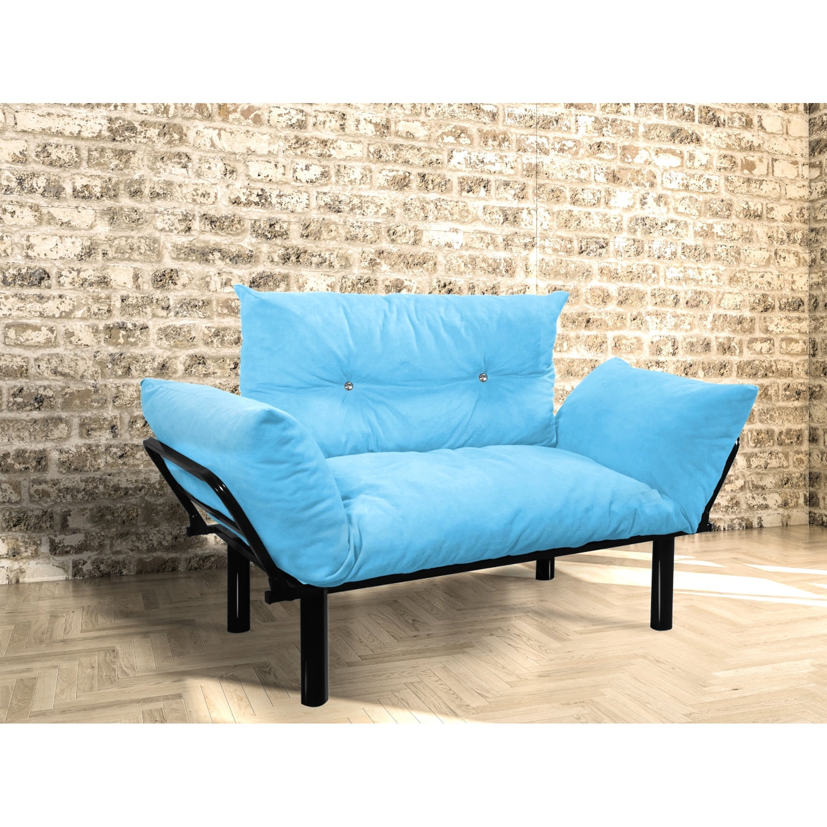 Small Turquoise Futon / Color Options for Home Decor - Walmart.com