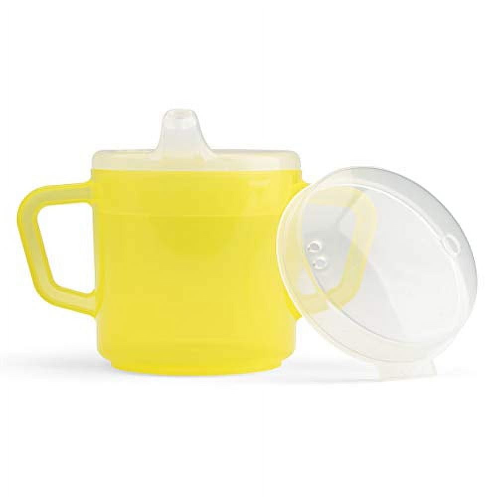 Small Two-Handle 8oz Adaptive Sippy Cup Mug for Elderly, Disabled, and ...