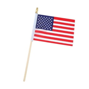 Small American Flag Stick for Patriotic Decorations & Celebrations