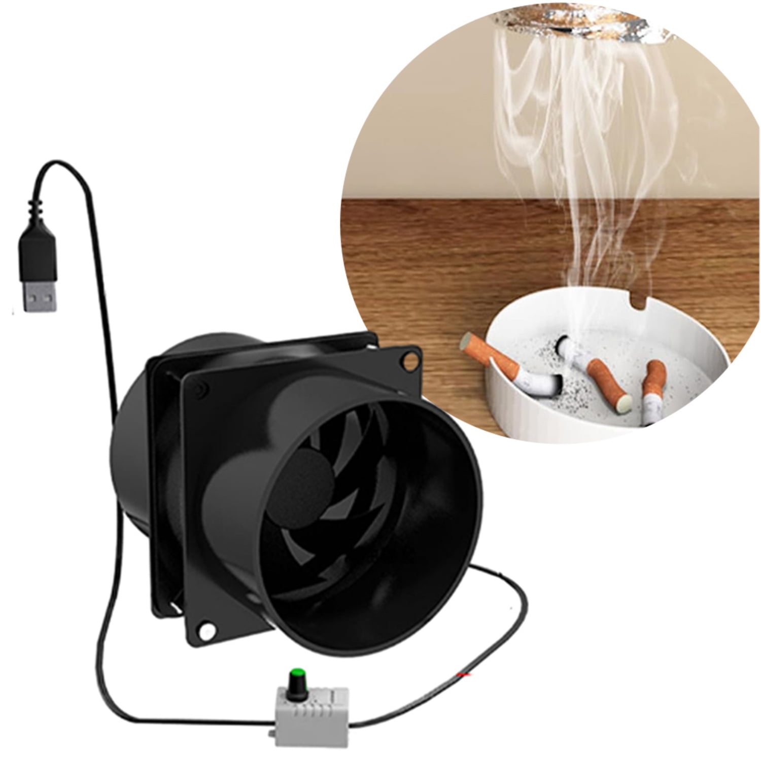Small USB Extractor Hood Portable Hood Smoke Absorber Installation-Free ...
