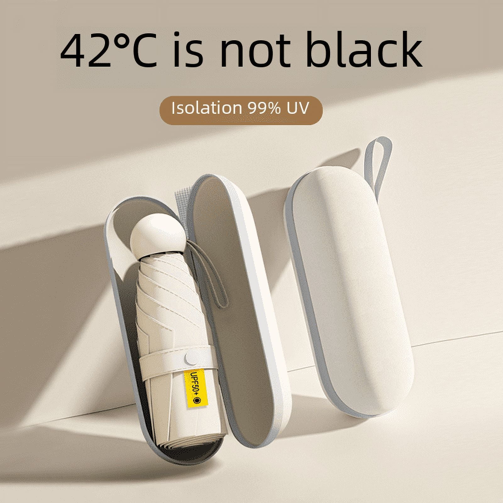 Small Umbrella Umbrella Folding Five-fold Umbrella Sunny and Rain Dual ...