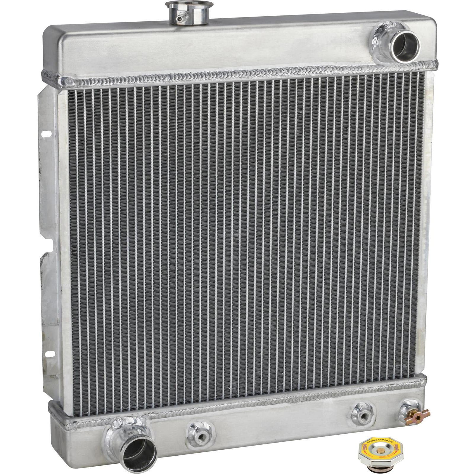 Small Universal Short Vertical Aluminum Radiator, LH and Cap - Walmart.com