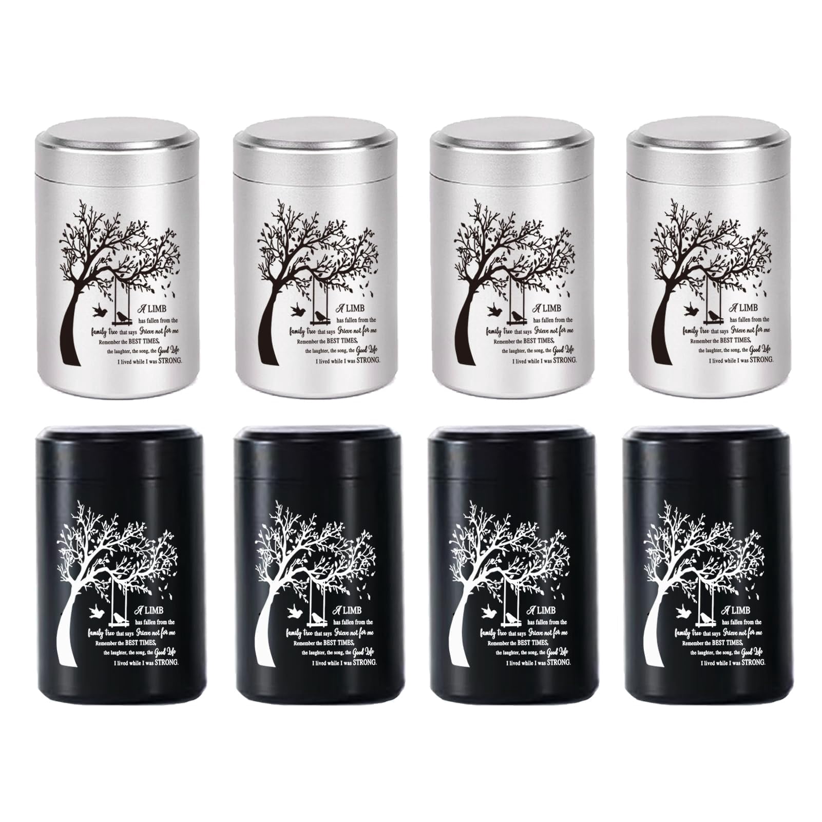 Small Urns for Human Ashes Set of 8 Mini Urn for Ashes 3 inches ...