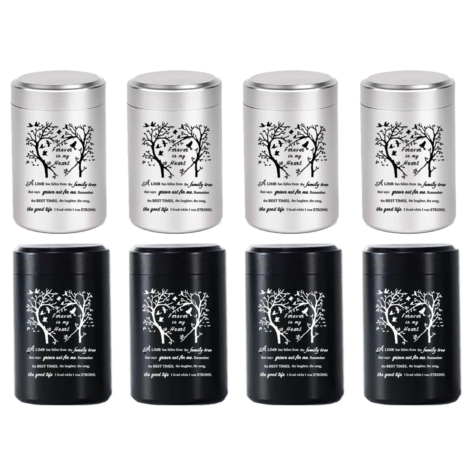 Small Urns for Human Ashes Set of 8 Mini Urn for Ashes 3 inches ...