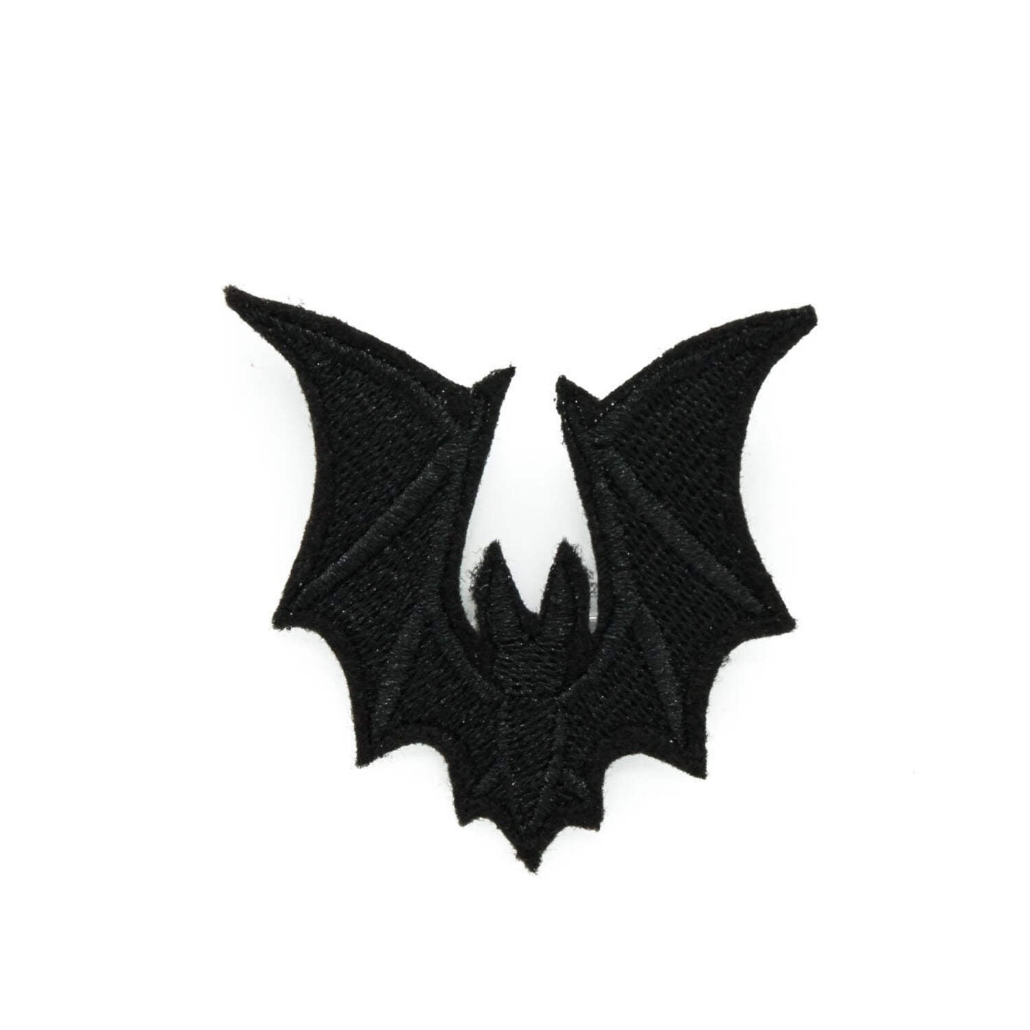 Small Vampire Bat Gothic Iron On Embroidered Patch - Walmart.com