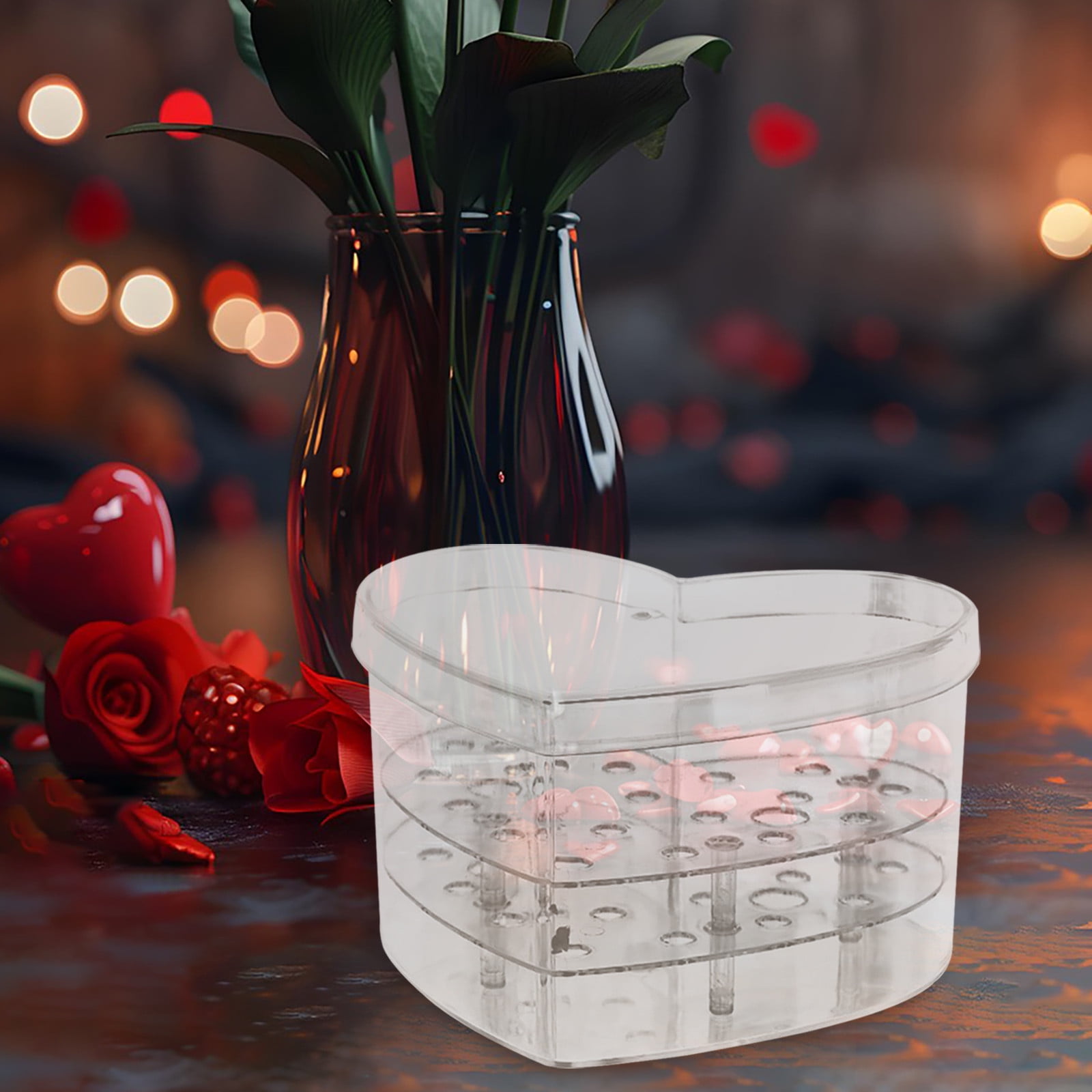 Small Vase Ceramic Vases White Vases Low Floral Vases Rectangle Acrylic ...