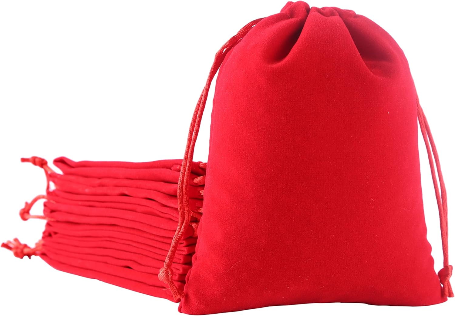 Small Velvet Gift Bags with Drawstring, 20pcs Drawstring Velvet Cloth ...