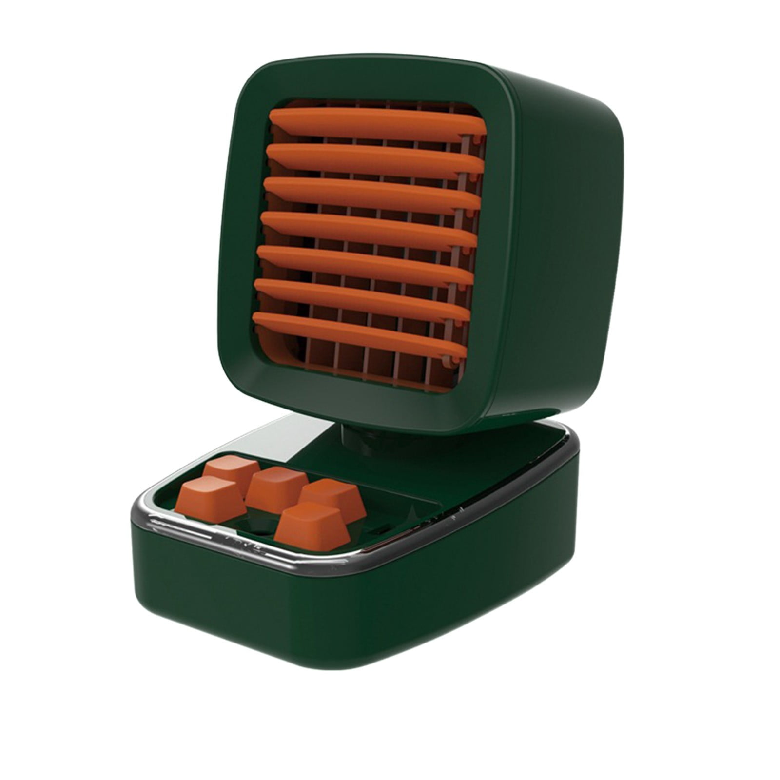 Small Vertical Fan Rotating Desk Fans Small Quiet Small Fan with Timer ...