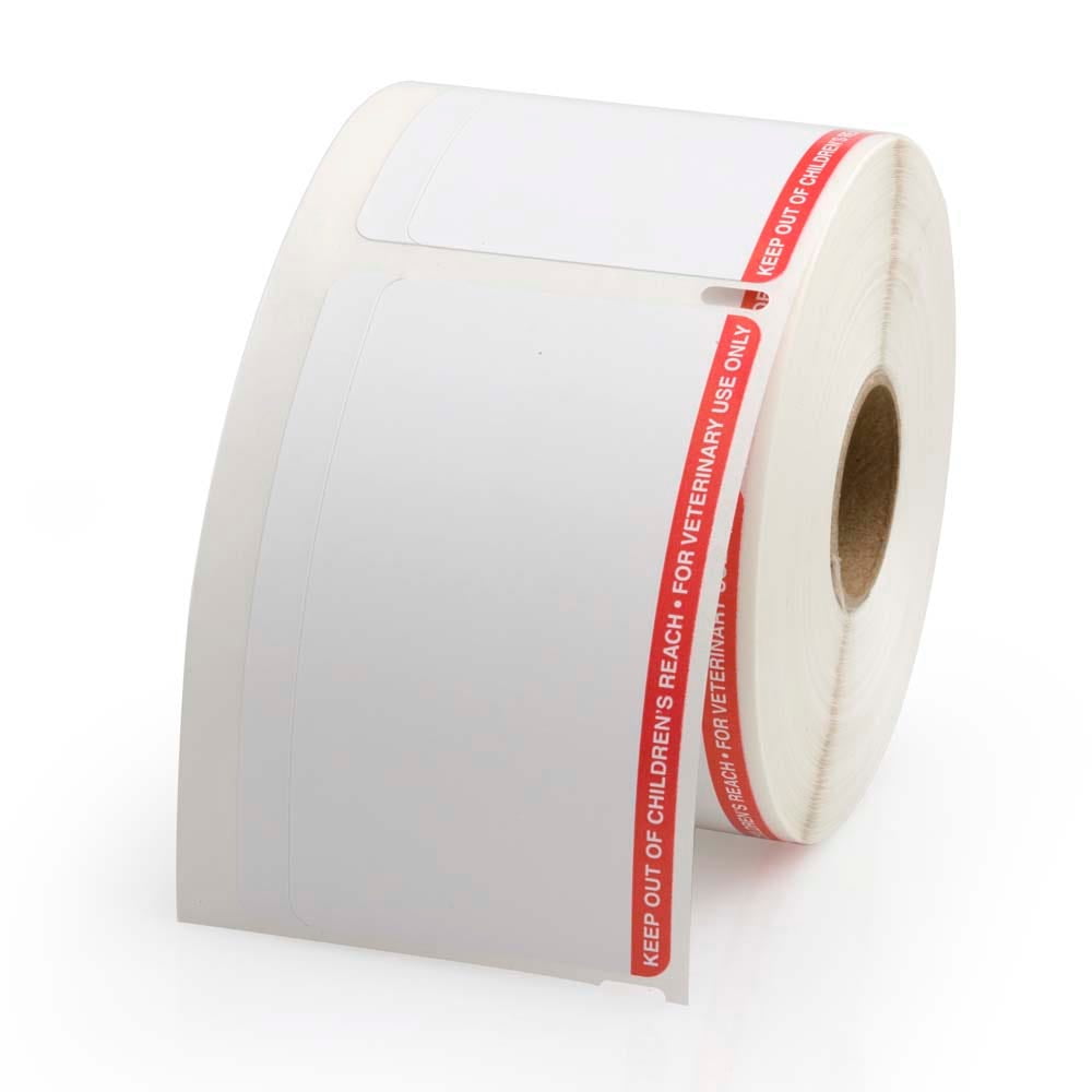 Small Veterinary Prescription Labels with Warning - 1-4/5 x 3-1/10 ...