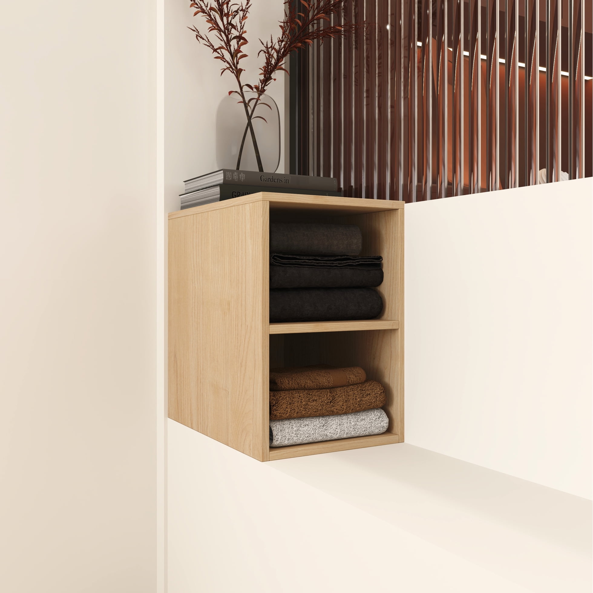 Small Wall Mounted 12 Inch Shelving - For Bathroom, Bedroom, Kitchen ...