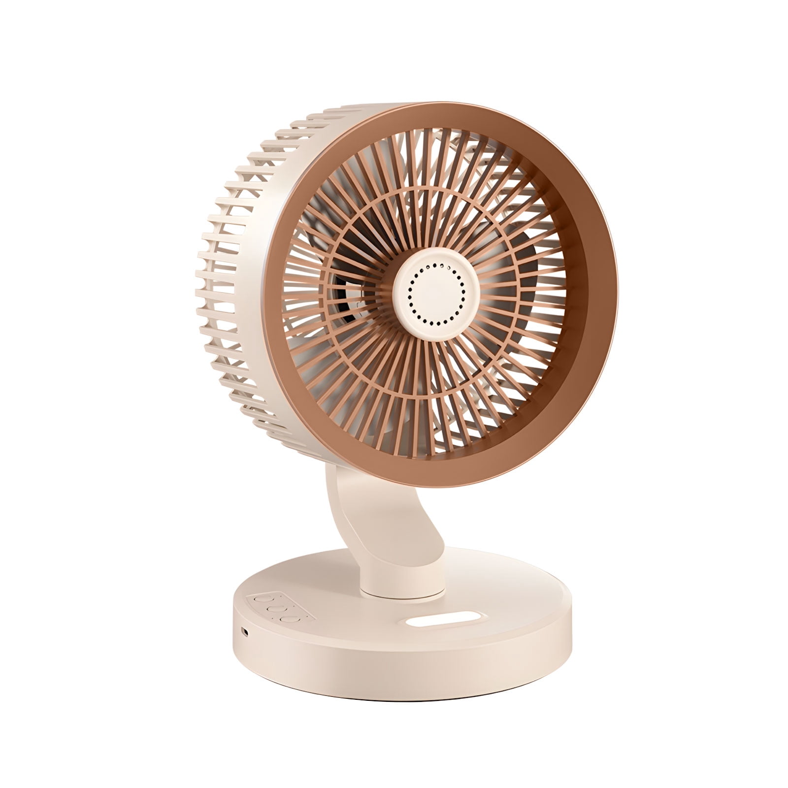 Small Wall Mounted Night Light Fan With 5 Speed Settings And Wide ...