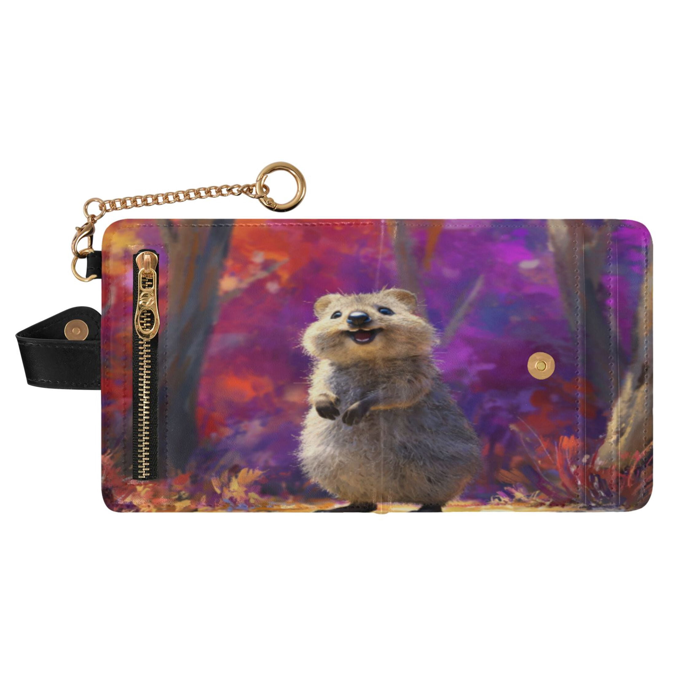 Small Wallet For Women Bifold Leather Pocket Coin Credit Card Holder ...
