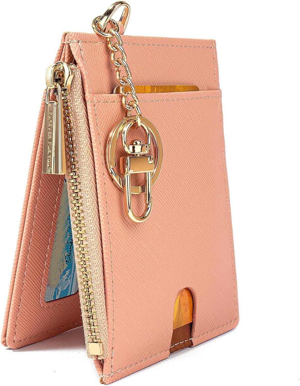 Small Wallet for Women Men Slim Flip Card Holder Leather Mini Pocket ...