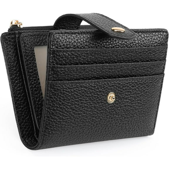 Credit Card Holder Minimalist Slim Pop Up Wallet with Leather Slots ...